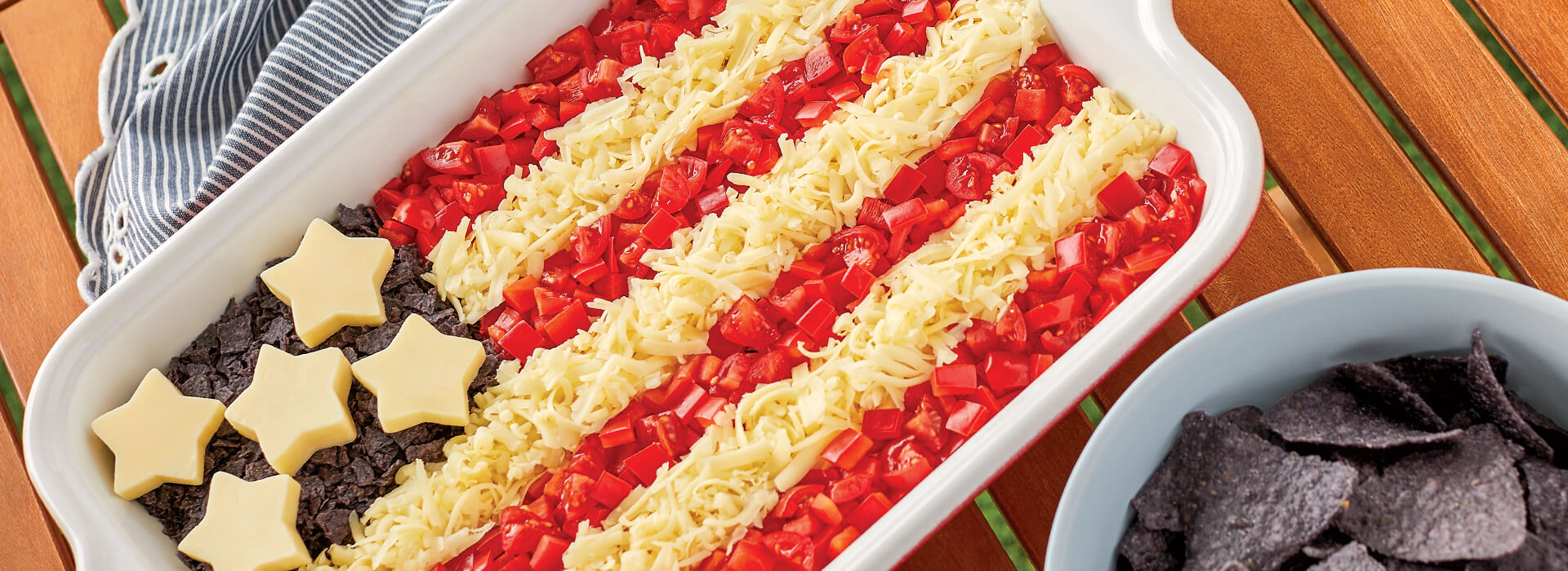 American Flag Taco Dip Recipe | Wisconsin Cheese
