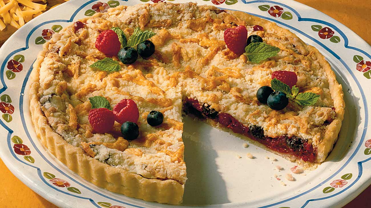 Berry Cheddar Cheese Tart Recipe | Wisconsin Cheese