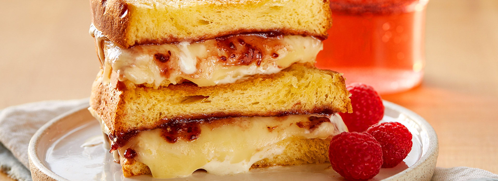 Raspberry-Fontina Grilled Cheese Recipe | Wisconsin Cheese